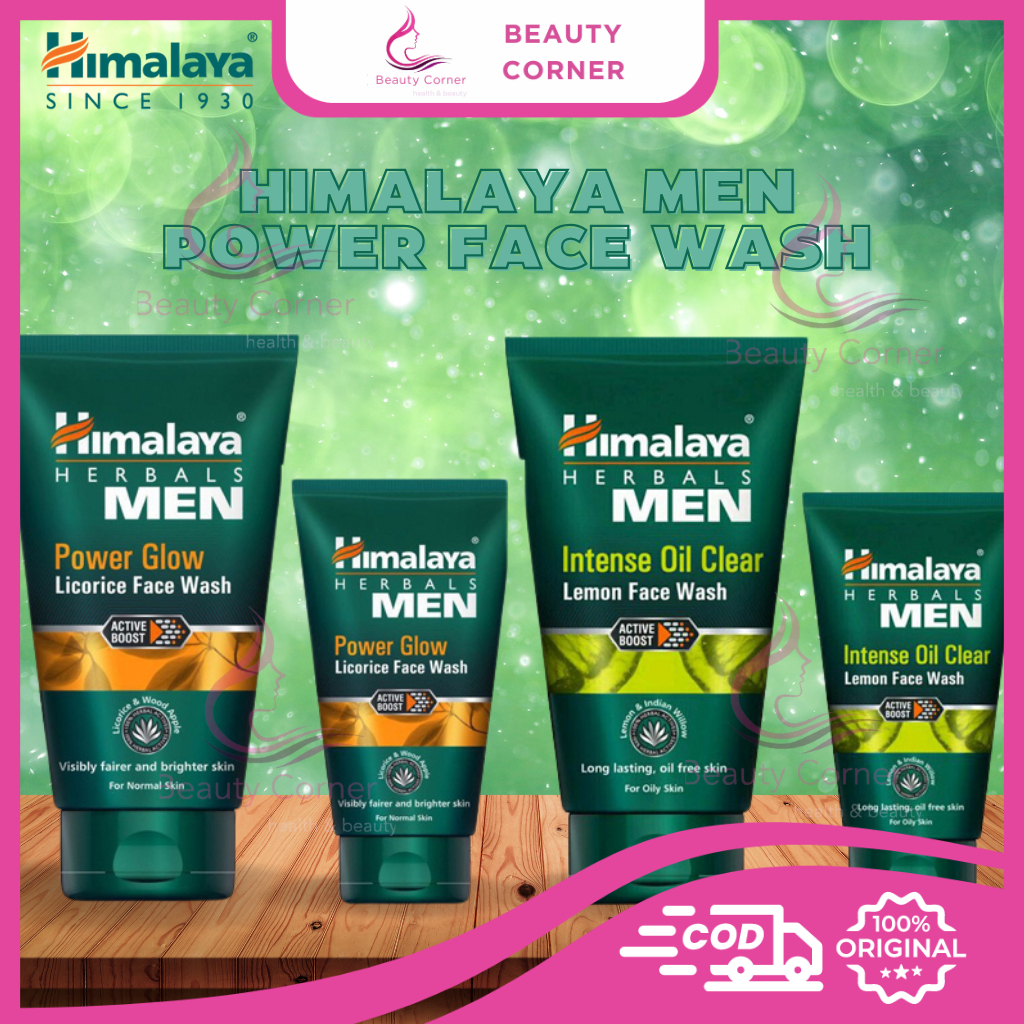 Jual Himalaya Men Power Face Wash | Lemon | Licorice | Shopee Indonesia