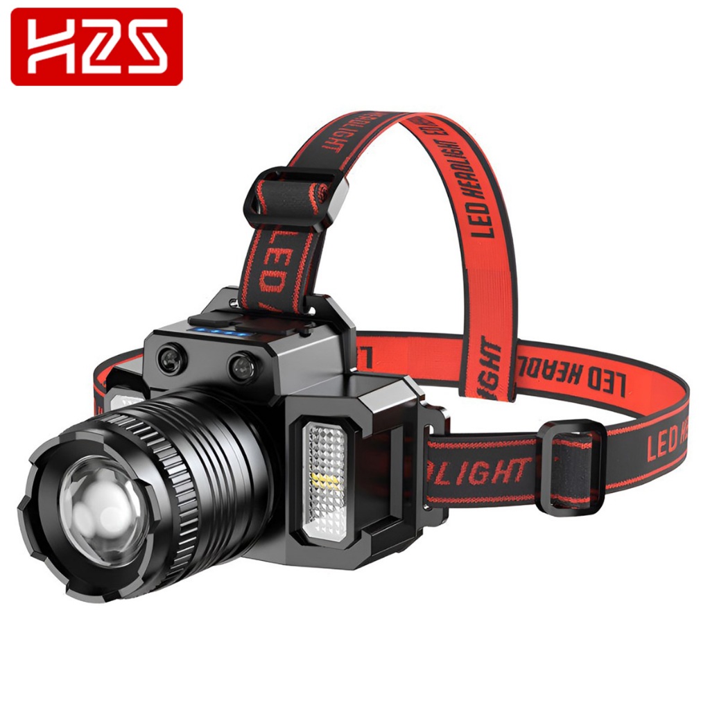 Jual Headlamp Senter Kepala LED Induksi Sensor Gerak Glare T8 Zoom Rotating | Shopee Indonesia