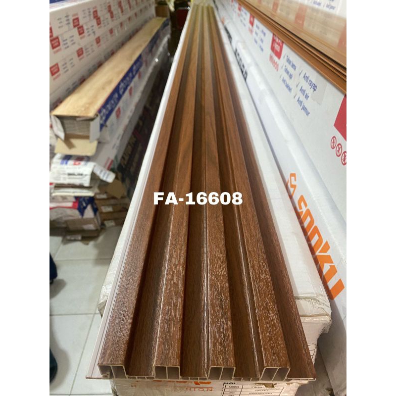 Jual WPC Dinding Wallpanel UPVC Alfafon | Shopee Indonesia