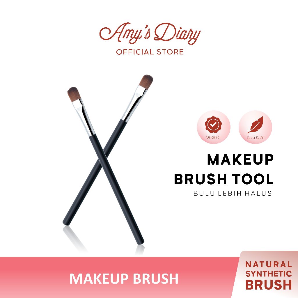 Jual Amy's Diary Kuas Eyeshadow Blending Brush Make Up | Shopee Indonesia