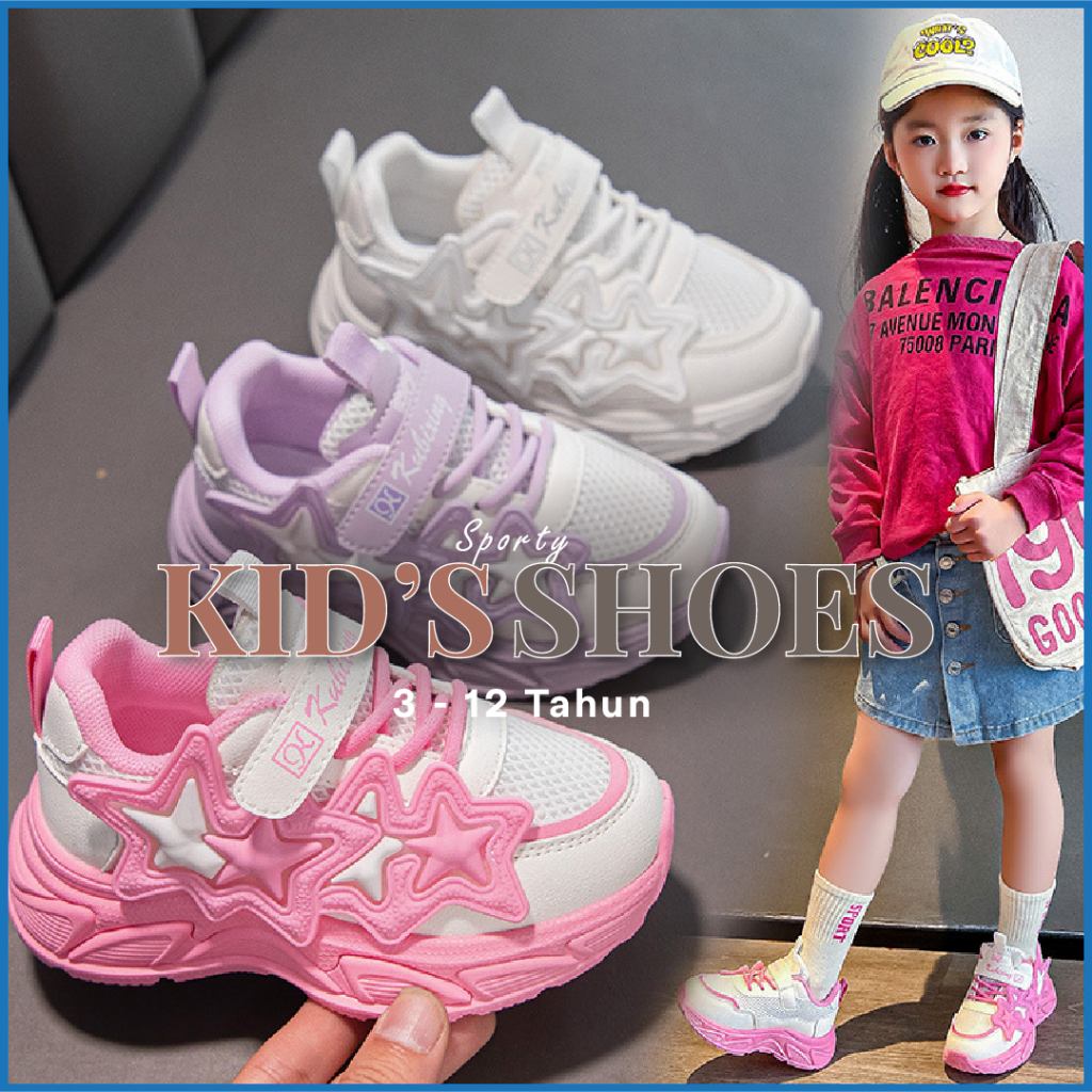 Jual LITBERRY - Sepatu Sneaker Casual Star Anak Laki Laki Perempuan ...