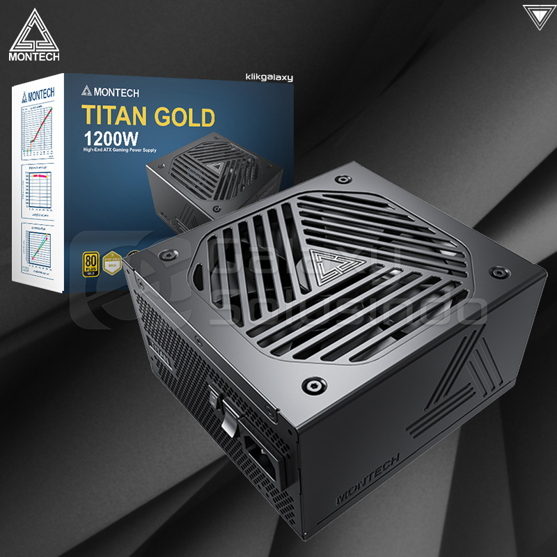 Jual Montech TITAN 1200Watt 80+ Gold PCIe Gen5 Fully Modular PSU Power ...