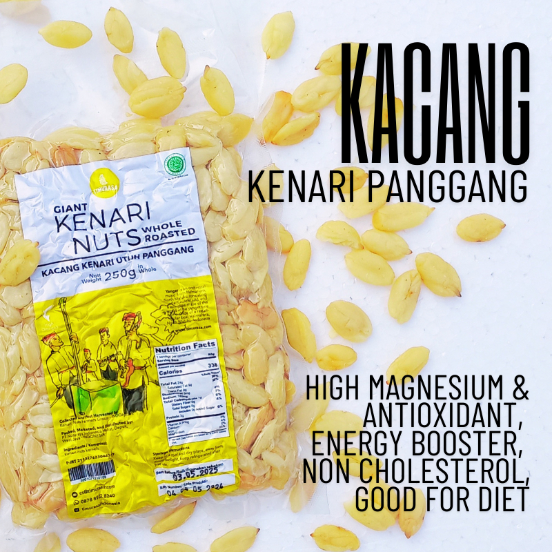 Jual Kacang Kenari Panggang Premium Asli Timurasa / Roasted Kenari Nut ...