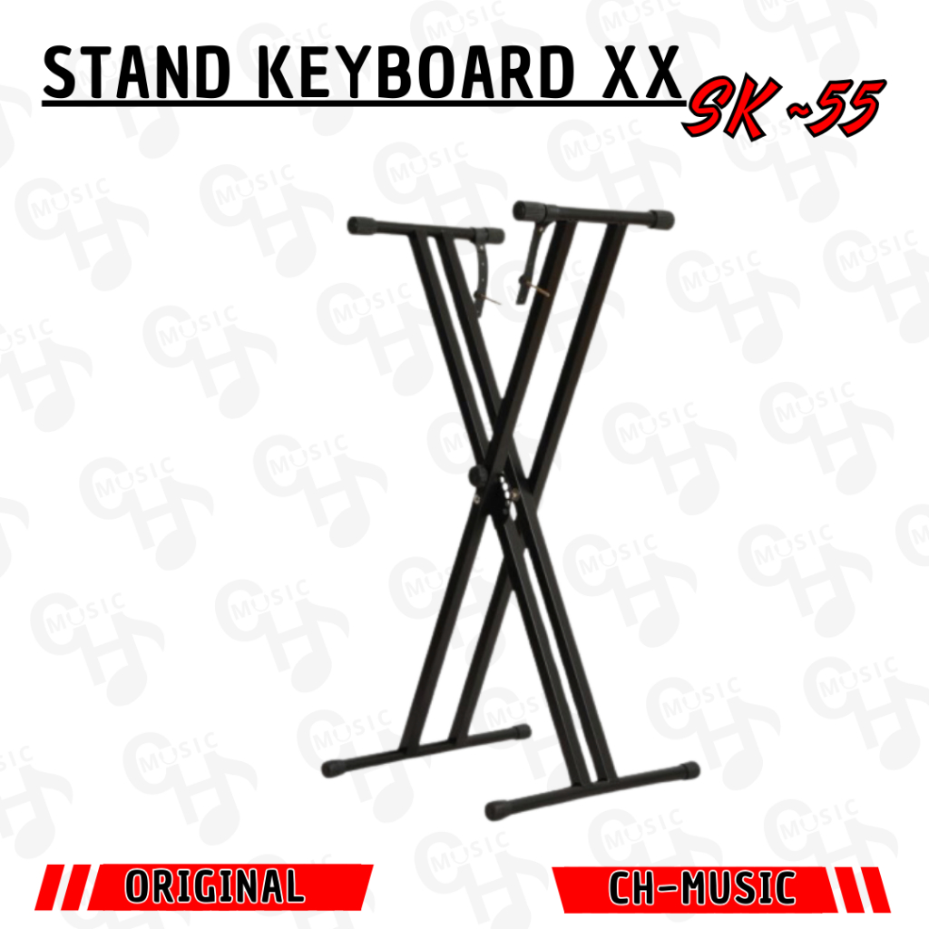 Jual Stand Keyboard Double XX Palang Dua PALADIN SK55 Original | Shopee ...