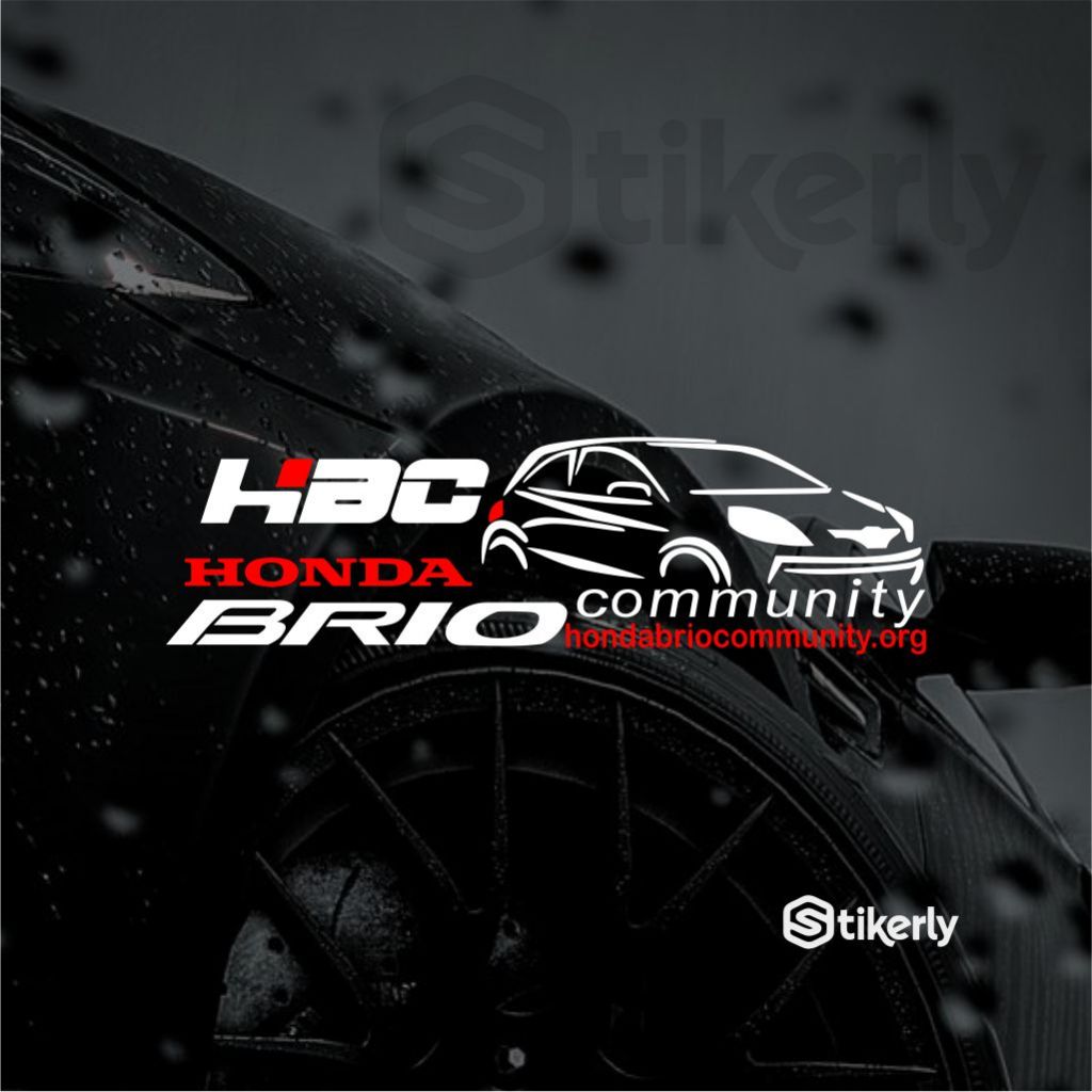 Jual Stiker Hbc Cutting Sticker Honda Brio Reflektif Menyala | Shopee ...