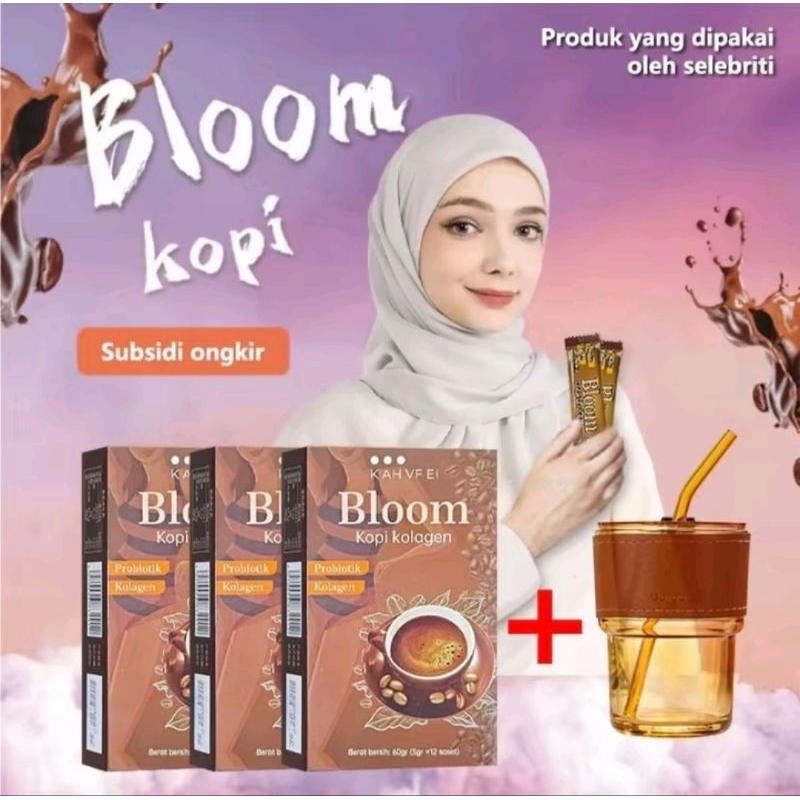 Jual Promo‼️ 3 Box Kopi Kolagen Bloom - Diet Dengan Bloom Kopi Kolagen ...
