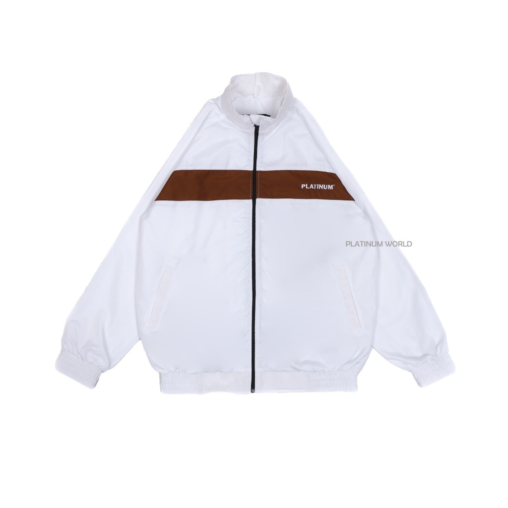 Jual PLATINUM WORLD Jacket Track Sui Windbreaker Parasut Jaket Olahraga ...
