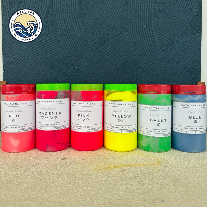 Jual Cat Sablon Plastisol Ink WARNA Fluorescent Series KAYA WARNA & CO ...