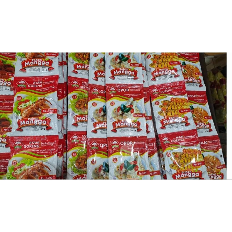 Jual Pohon Mangga Bumbu Instan Ayam, Sambal, Rendang, Ikan dan Opor ...