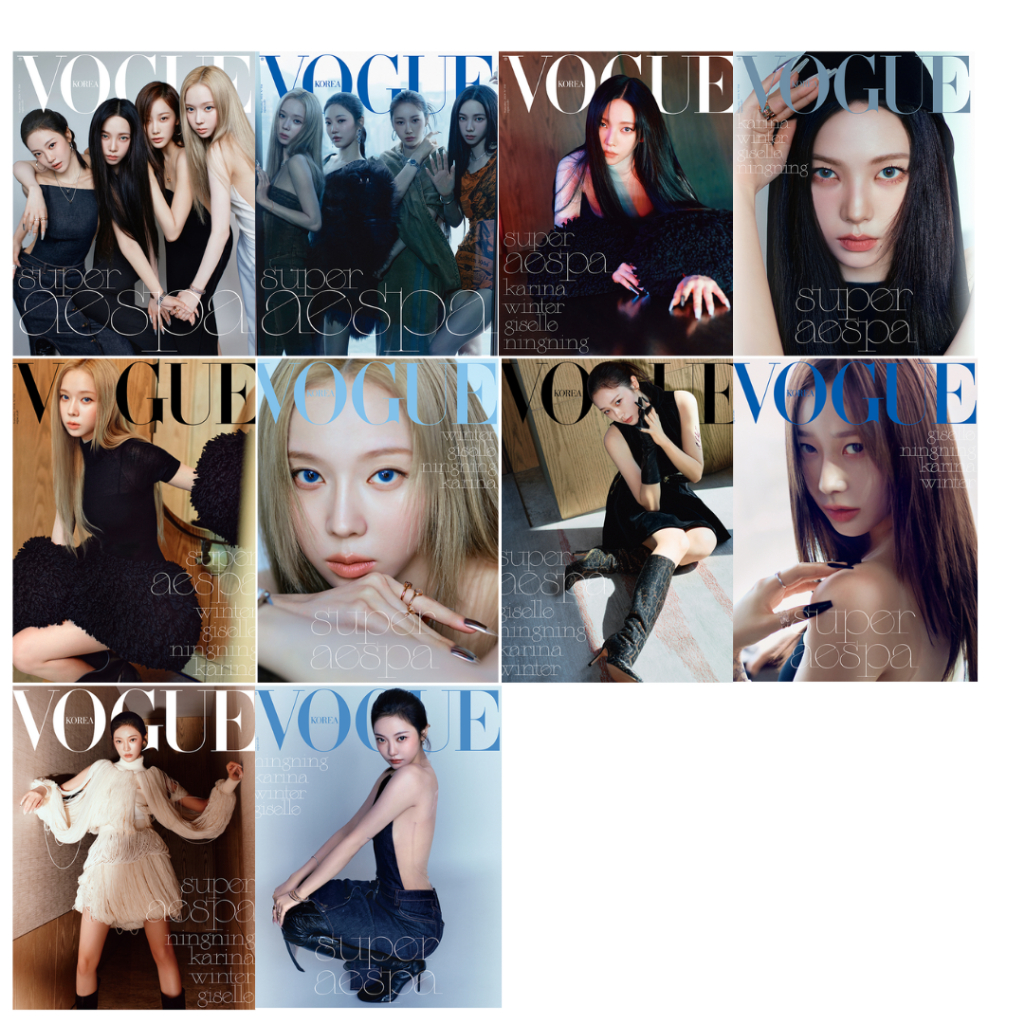 Jual VOGUE MAGAZINE 2024.09 SEPTEMBER ISSUE (Cover : AESPA / Contents ...