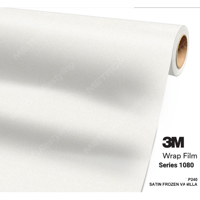 Jual 3M Car Wrap Film Series 1080-SP240 Satin Frozen Vanilla Original ...