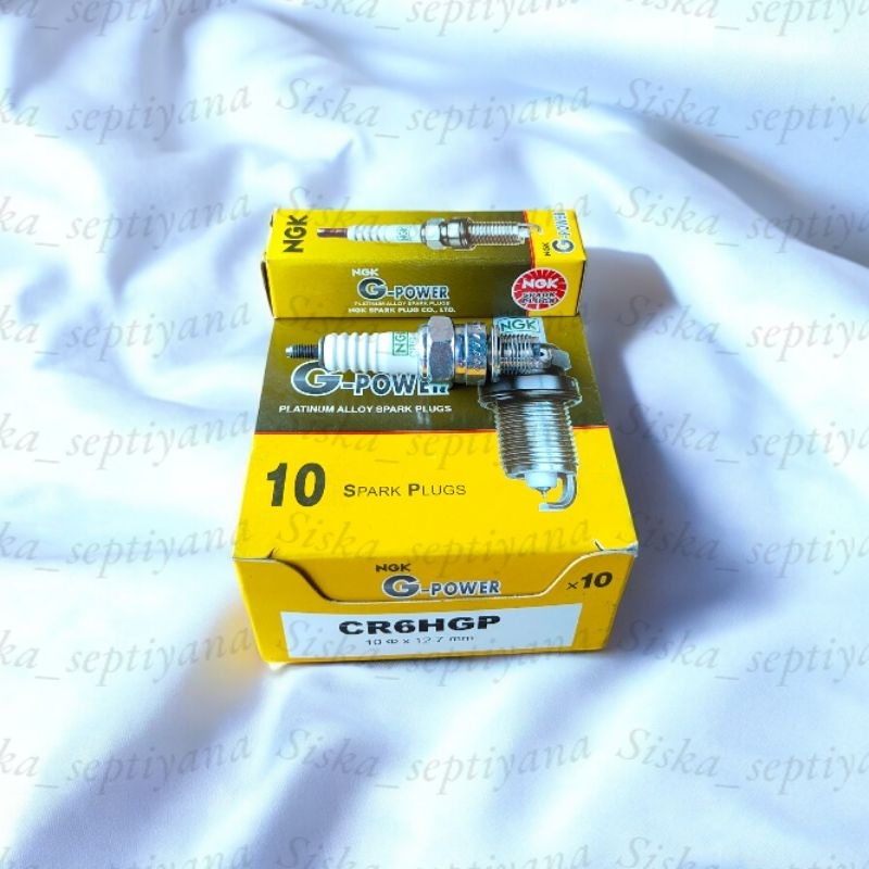 Jual BUSI MOTOR NGK GPOWER G-POWER PLATINUM CR6HGP YAMAHA MIO FI MIO J ...