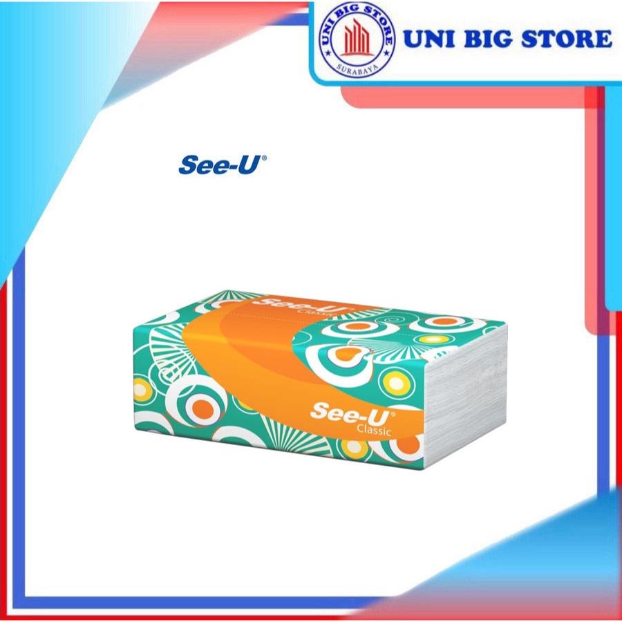 Jual See-U Facial Tissue See U Classic Tisu Wajah 160 sheets 2 ply ...