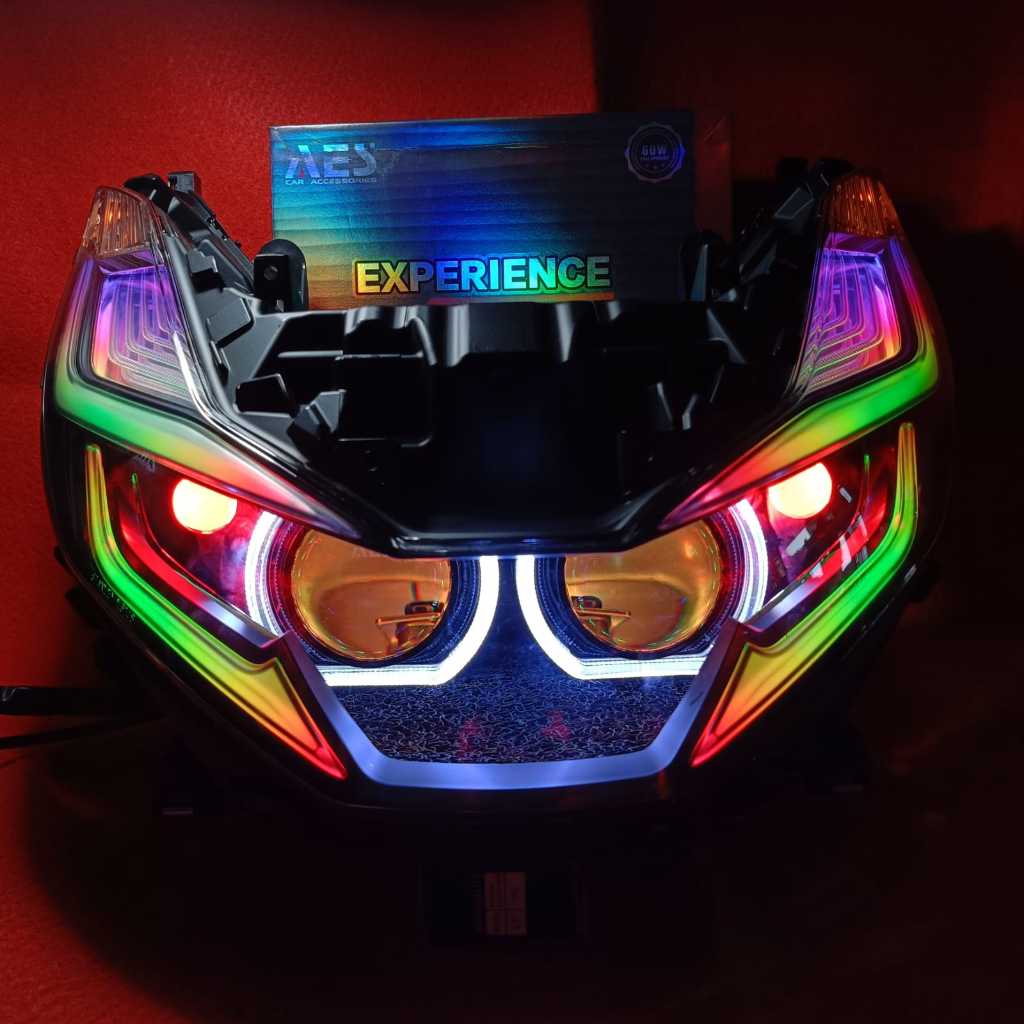 Jual PROJECTOR LAMPU DEPAN BILED HONDA PCX 160 LENGKAP D2 LASER ALIS ...