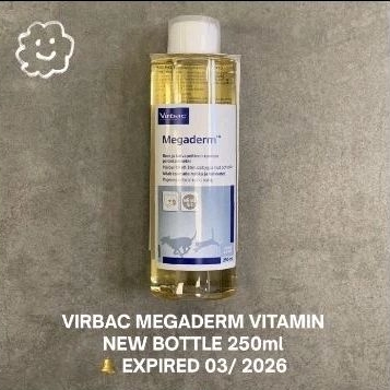 Jual Virbac Megaderm 250ml - Vitamin Bulu Anjing Kucing | Shopee Indonesia