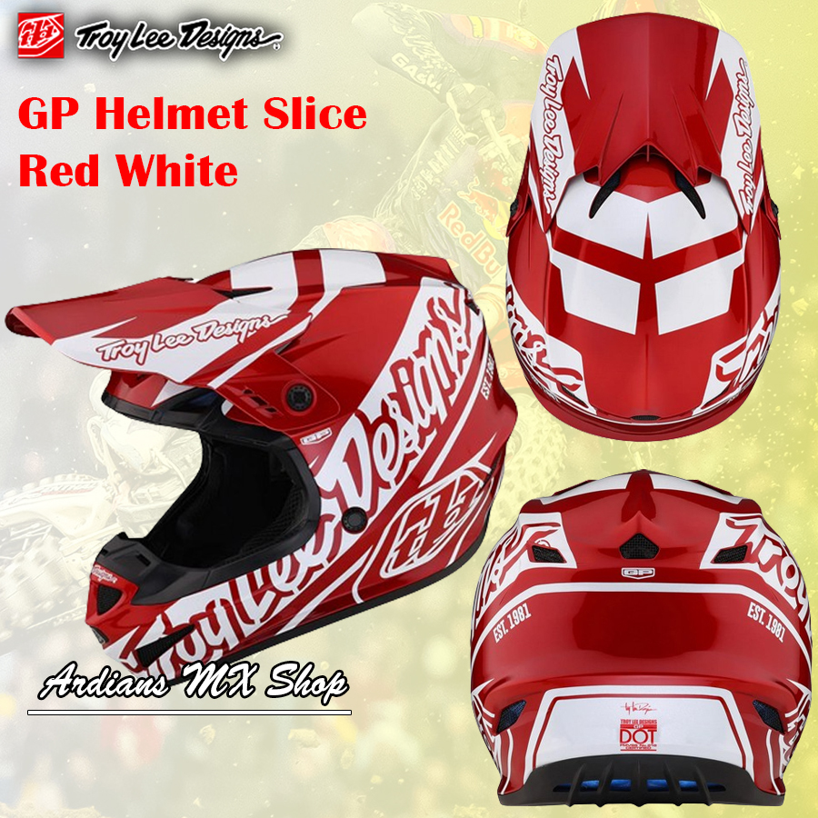 Jual TLD - GP SLICE HELMET - HELM - TRAIL CROSS TRABAS GRASSTRACK ...