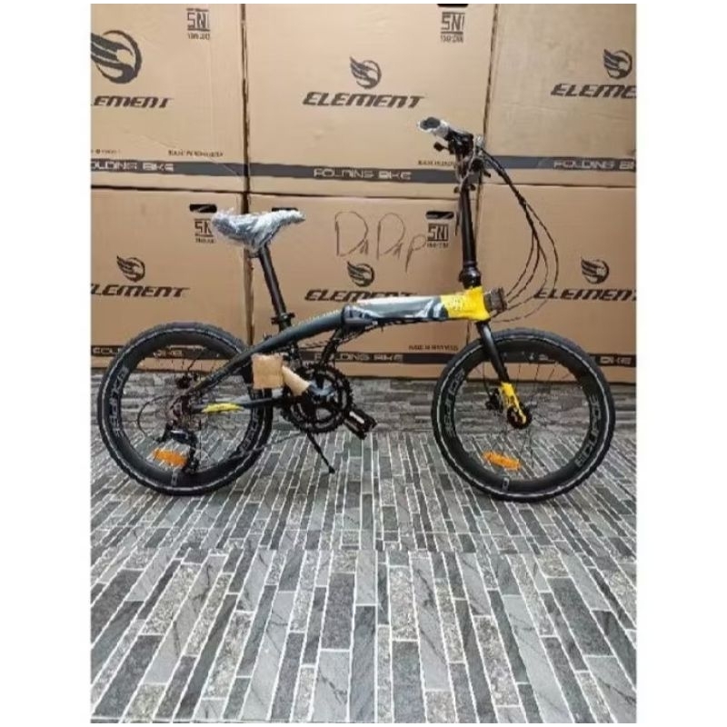 Jual SEPEDA LIPAT 20 INCH ELEMENT ECOSMO E COSMO 9 SPEED JAMSELINAS ...