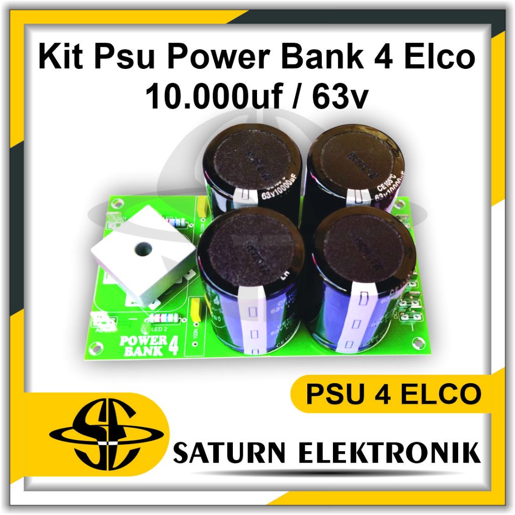 Jual KIT PSU POWER BANK 4 ELCO POWER SUPPLY 10000UF/63V | Shopee Indonesia