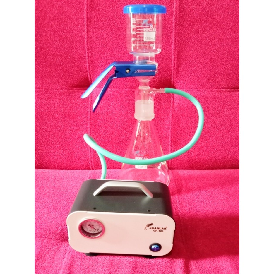 Jual Set Complete Laboratory Vacuum Filtration with Vacuum Pump Joan ...