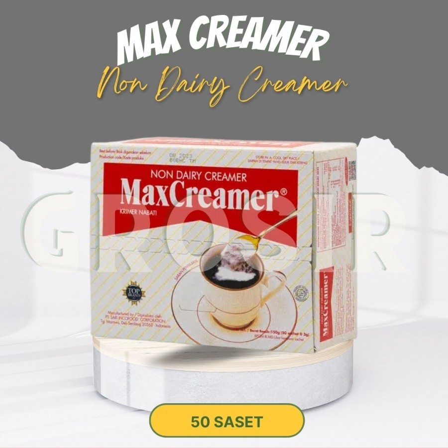 Jual MaxCreamer Non Dairy Creamer (50 sachet) | Shopee Indonesia