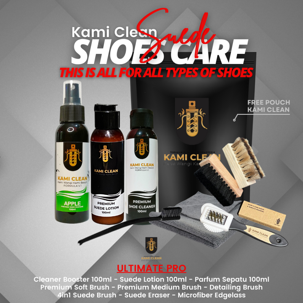 Jual Shoes Cleaning Kit - Paket Pembersih Sepatu & Sandal - Sikat Suede ...