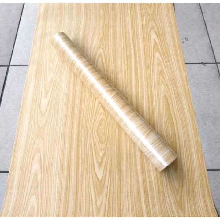 Jual Wallpaper Sticker Dinding Kayu Walpaper Stiker Meja Lemari Kayu ...