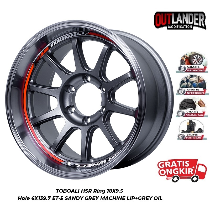 Jual Velg Racing Ring 18 Pajero Strada Ranger Blazer Fortuner Mazda BT50 Isuzu Mux Hsr Toboali ...