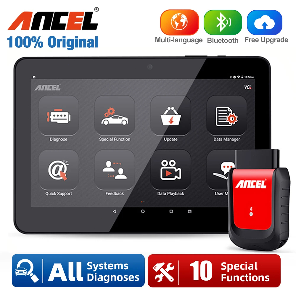 Jual Ancel X6 Pemindai Diagnostik OBD2 Sistem Penuh Profesional ...