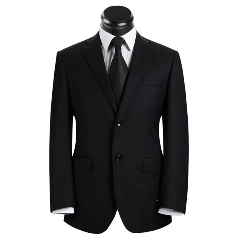 Jual Jas Pria Formal Hitam Polos Best Seller | Cocok Untuk Kantor ...