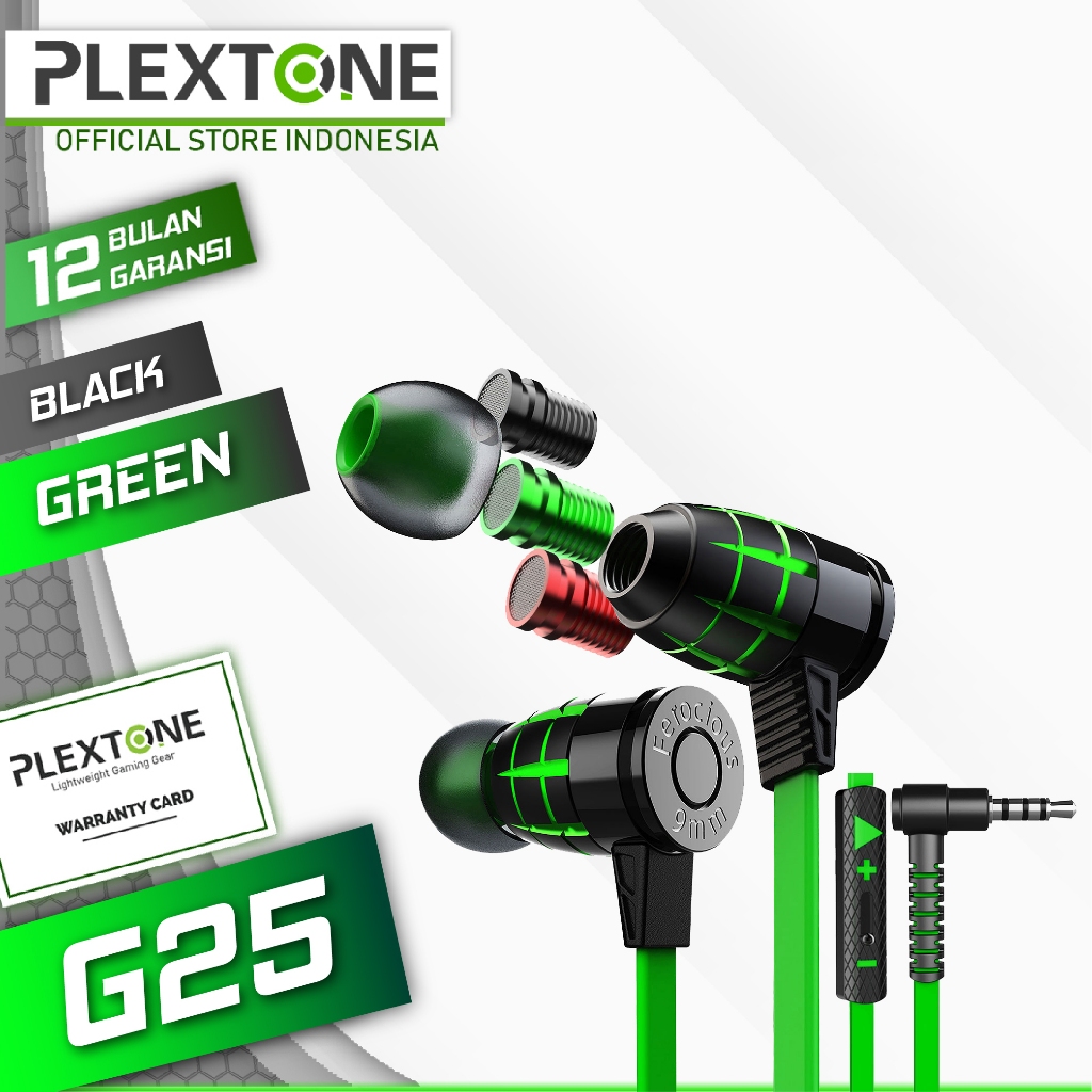 Jual Headset Plextone G25 Gaming Earphone Noise Canceling Stereo for ...