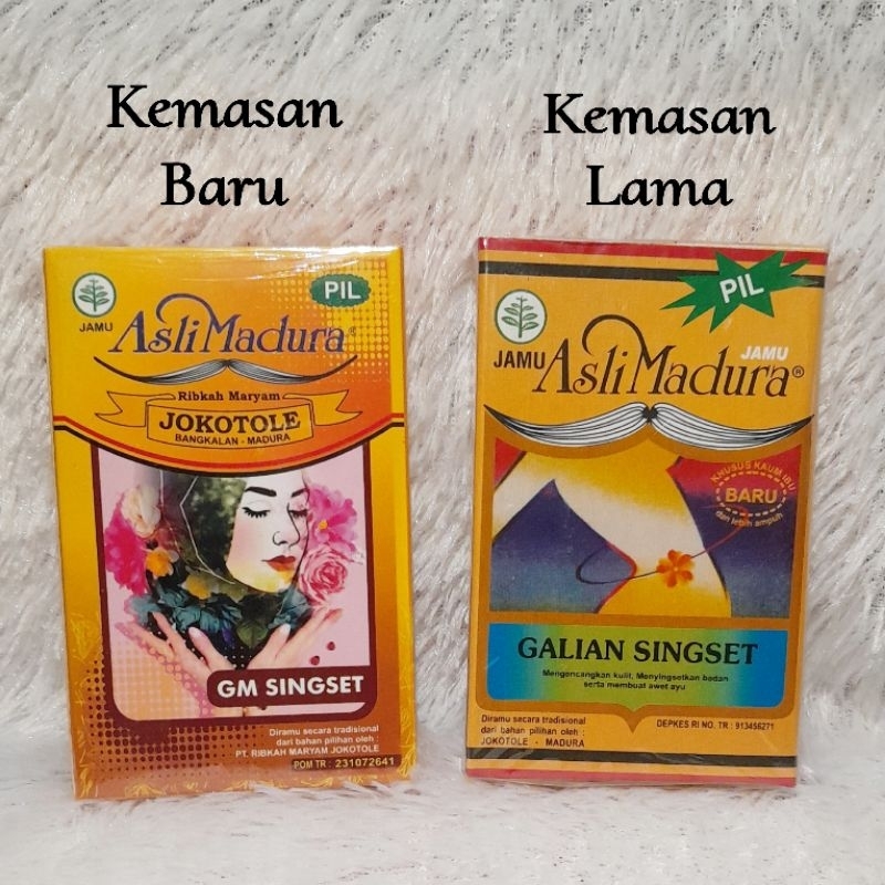 Jual Jamu Galian Singset Pelangsing Tradisional Madura [100 Pil ...