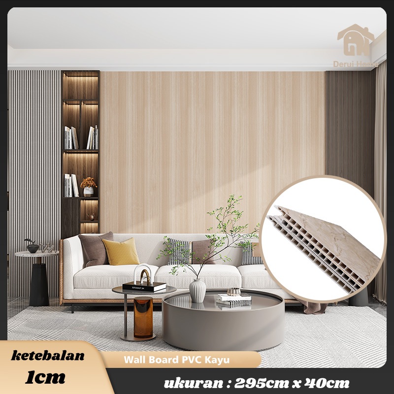 Jual Wallboard Panel PVC /Wallboard hiasan dinding Wall Board Kayu ...