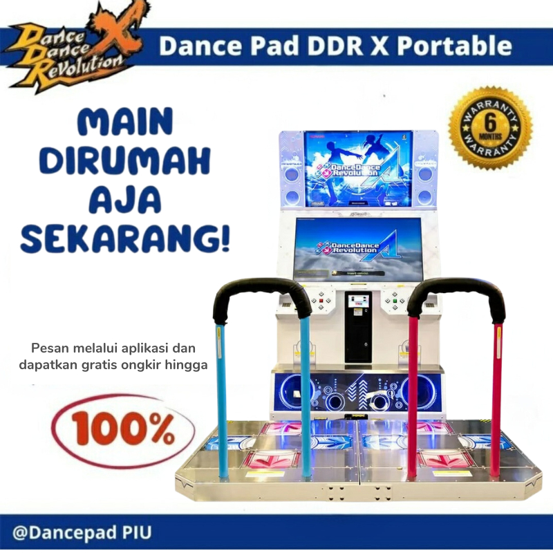 Jual Dance Pad DDR Dance Dance Revolution Full Set | Shopee Indonesia