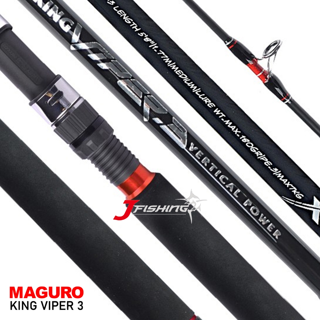 Jual Joran MAGURO King Viper | PE 2 | PE 3 | PE 5 | PE 6 | Jigging | Saltwater | Dasaran ...