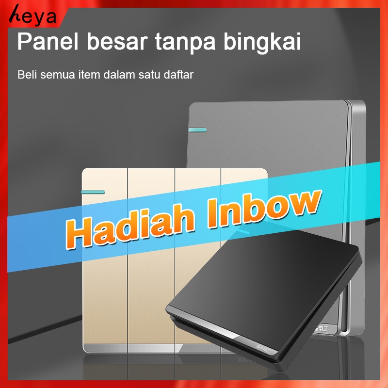 Jual 【Hadiah inbow】2025 Soket Saklar Lampu Wall Switch Socket Ceklekan ...