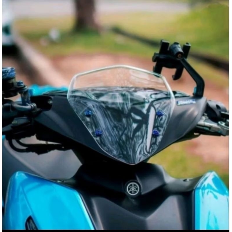 Jual Visor aerox new 155 aerox155 model standar bening bahan akrilik ...