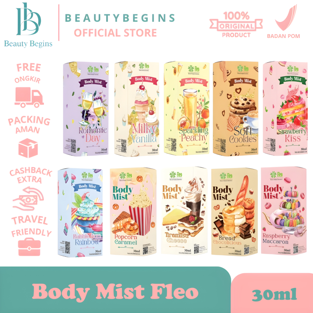 Jual BB - [BPOM] Parfum Body Mist Fleo 30ml Premium / Body Mist Fleo ...