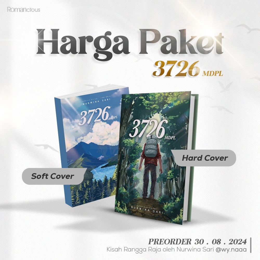 Jual Buku Novel - 3726 mdpl - Nurwina Sari - Romancious - Bumifiksi (30 Agustus) | Shopee Indonesia