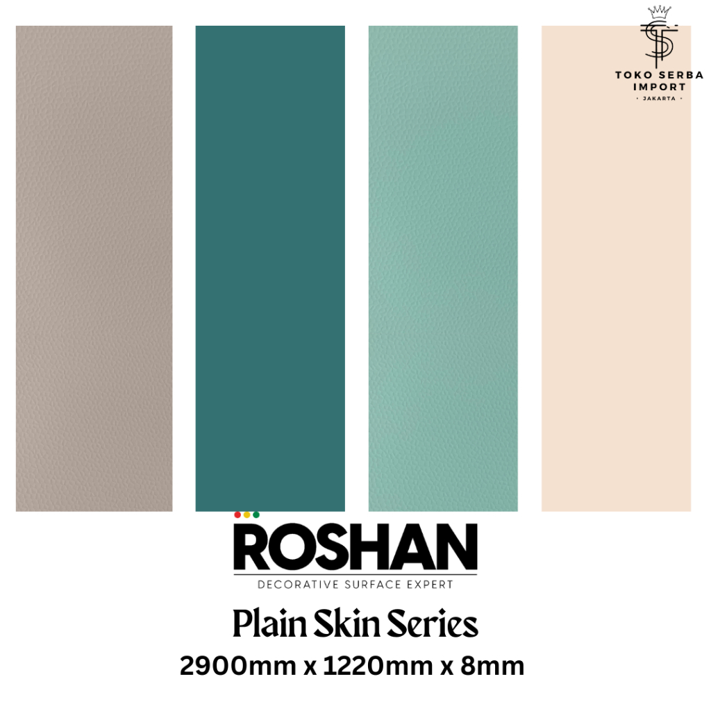 Jual Roshan Wall Panel Bamboo Charcoal Plain Skin Series 290x122x0,8cm ...