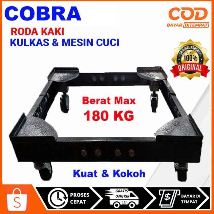 Jual RODA\TATAKAN KULKAS DAN MESIN CUCI BAHAN BESI | Shopee Indonesia