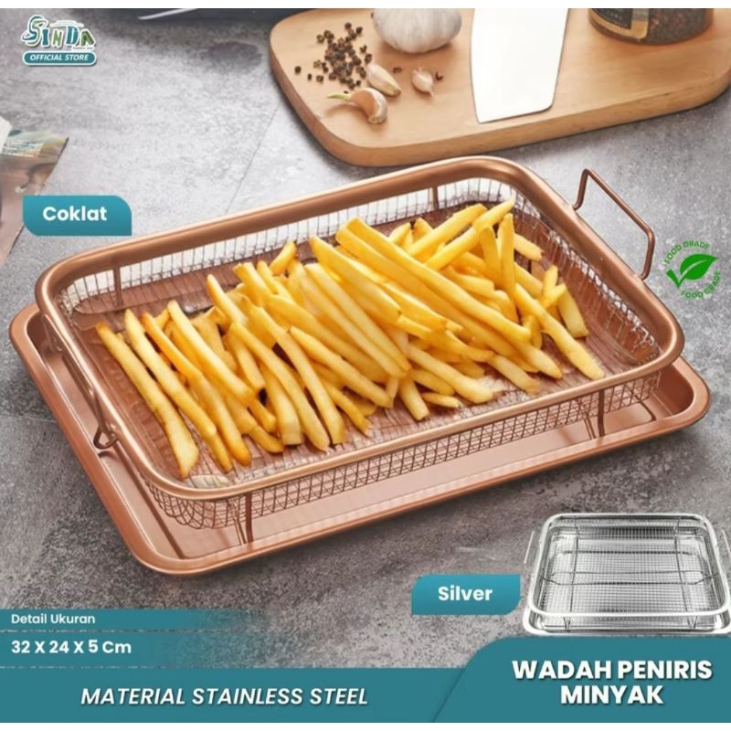 Jual SARINGAN MINYAK / Cooper Crisper Tray Fika / Peniris Minyak ...