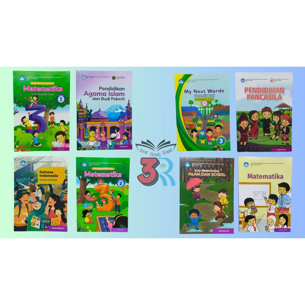 Jual Buku Paket Pelajaran Kurikulum Merdeka Kelas 3 SD | Shopee Indonesia