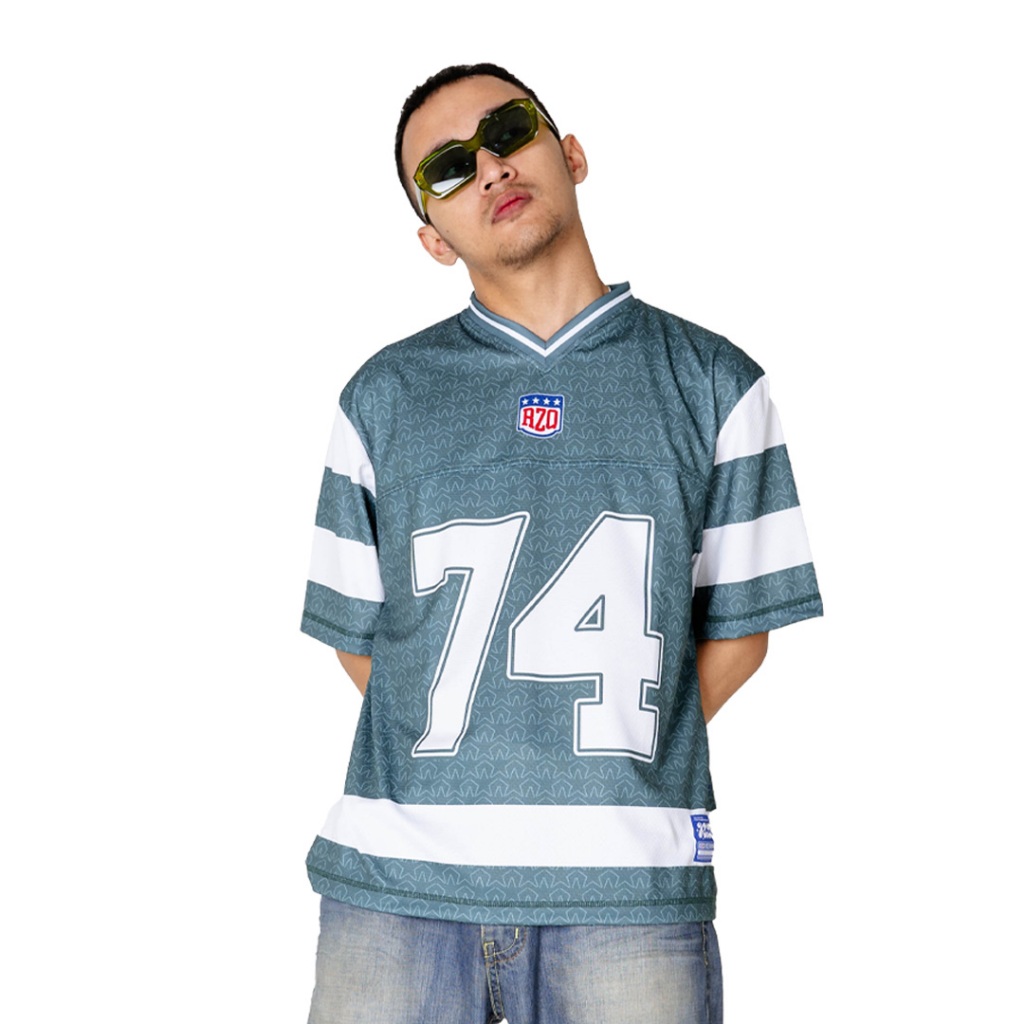 Jual RZQ / 74 / Number Series / Jersey / Streetwear / Oversize / Music ...