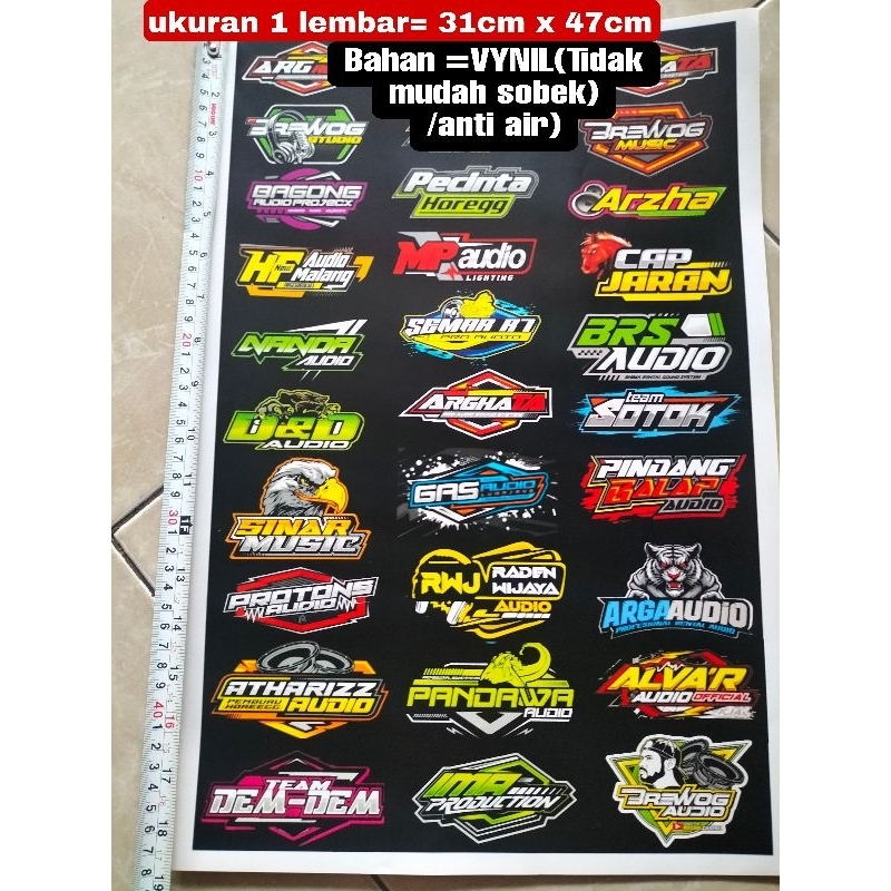 Jual STIKER SOUND | STIKER AUDIO | STIKER SOUNDSYSTEM | STIKER PACK ...