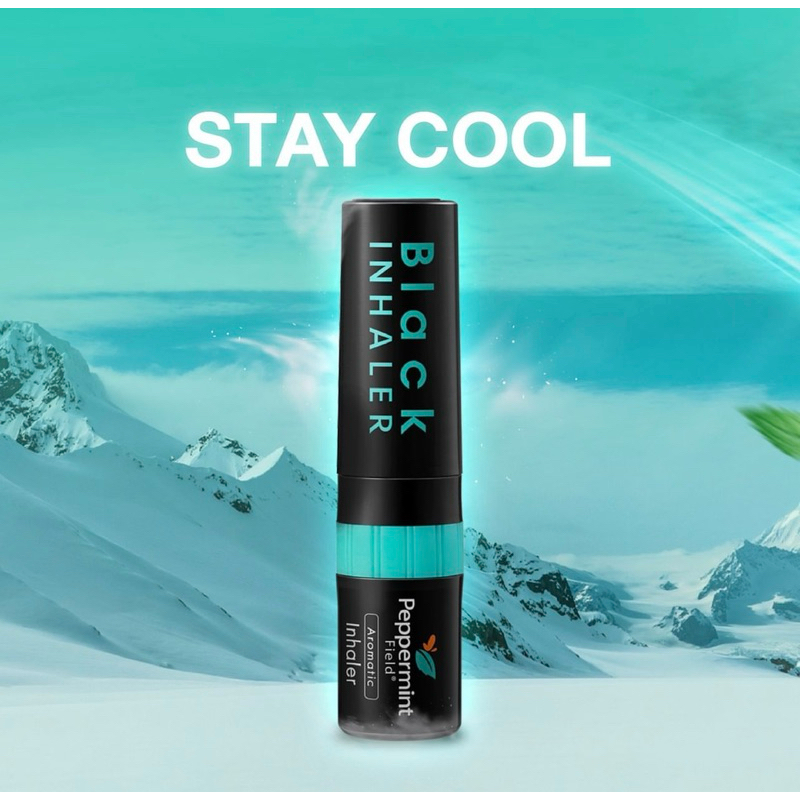 Jual Peppermint Field Black Inhaler 2in1 Thailand | Shopee Indonesia