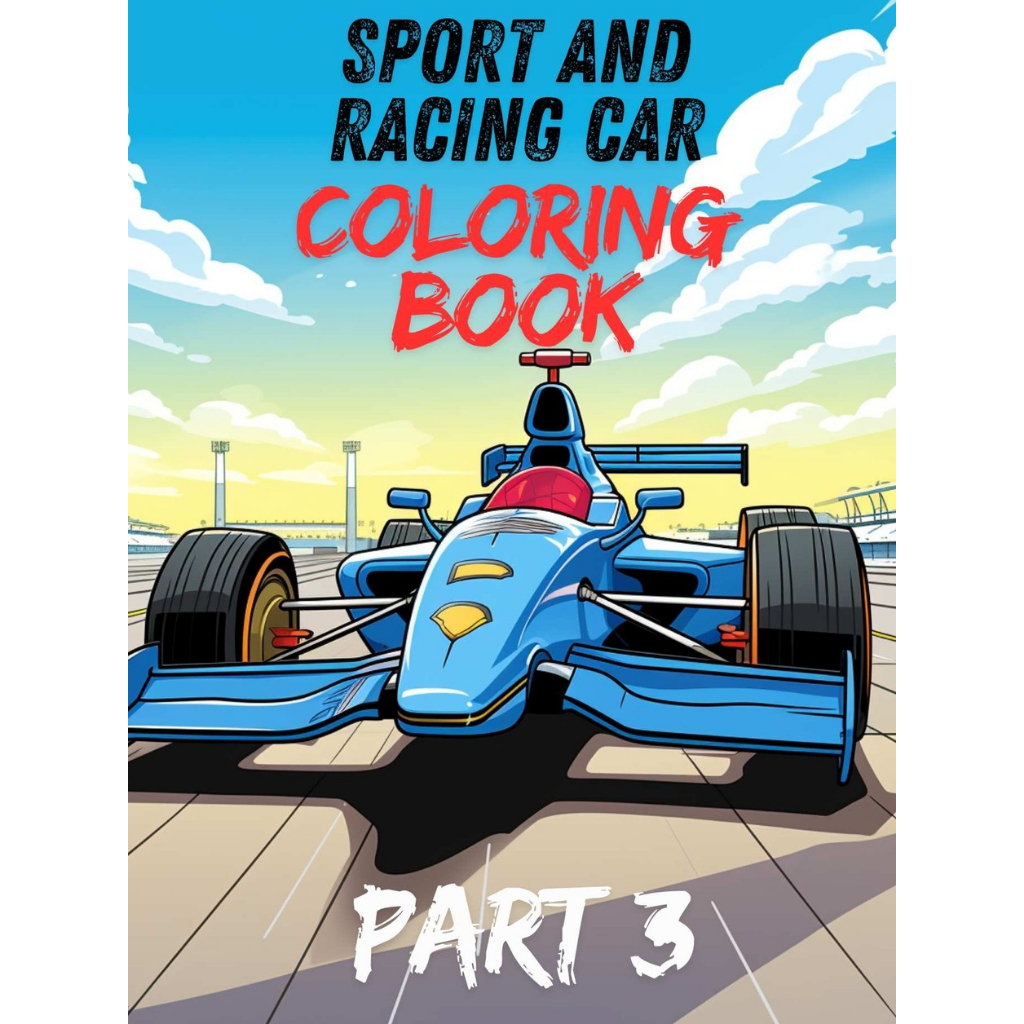 Jual Printable Worksheet Untuk Anak Mewarnai Mobil Balap Part 3 isi 20 ...