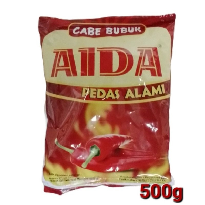 Jual BUMBU TABUR Cabe Bubuk AIDA ( 1pcs kemasan 500g ) | Shopee Indonesia