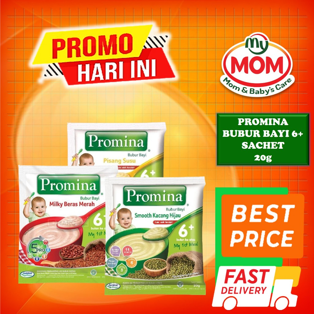 Jual PROMINA Bubur Bayi Usia 6+ Sachet Isi 20gr - Bubur Tim Bayi ...