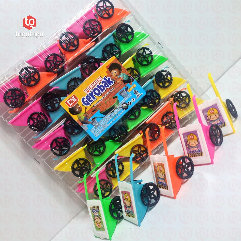 Jual Permen Mainan Gerobak Kereta Pasir Aneka Rasa Buah Viral | Shopee ...