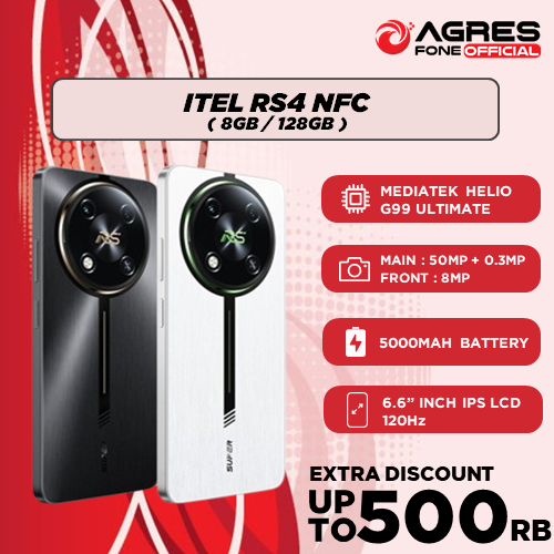 Jual Itel RS4 ( 8GB/128GB ) Garansi Resmi Indonesia | Shopee Indonesia